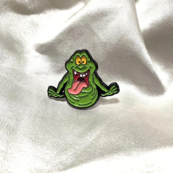 Other | Ghostbusters Slimer The Green Ghost 8s Movie Enamel Lapel Pin ...